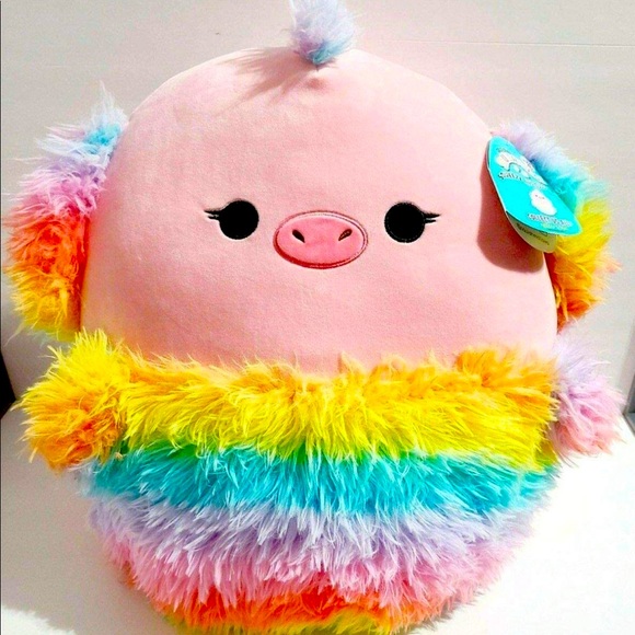 Squishmallows | Toys | Squishmallow Elda The Peacock Soft Cuddly Multi ...